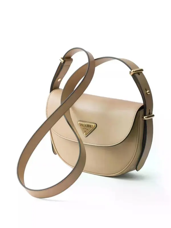 Prada Arqué Leather Shoulder Bag