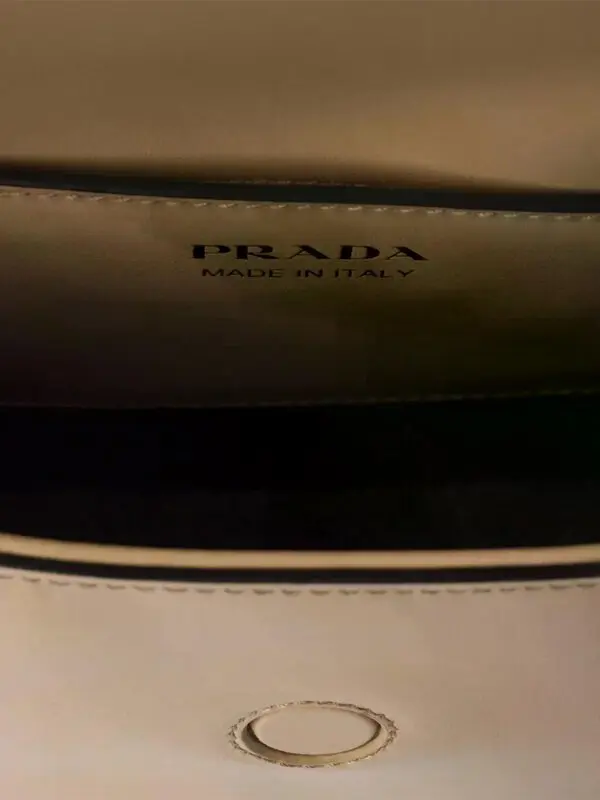 Prada Arqué Leather Shoulder Bag