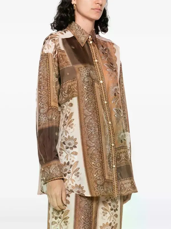Zimmermann Lucky Silk Shirt