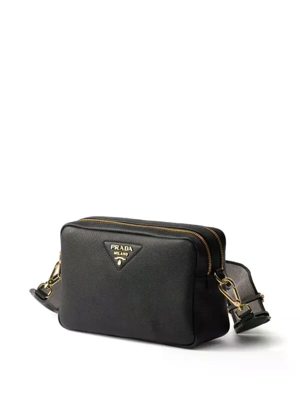 Prada Leather Shoulder Bag - Black