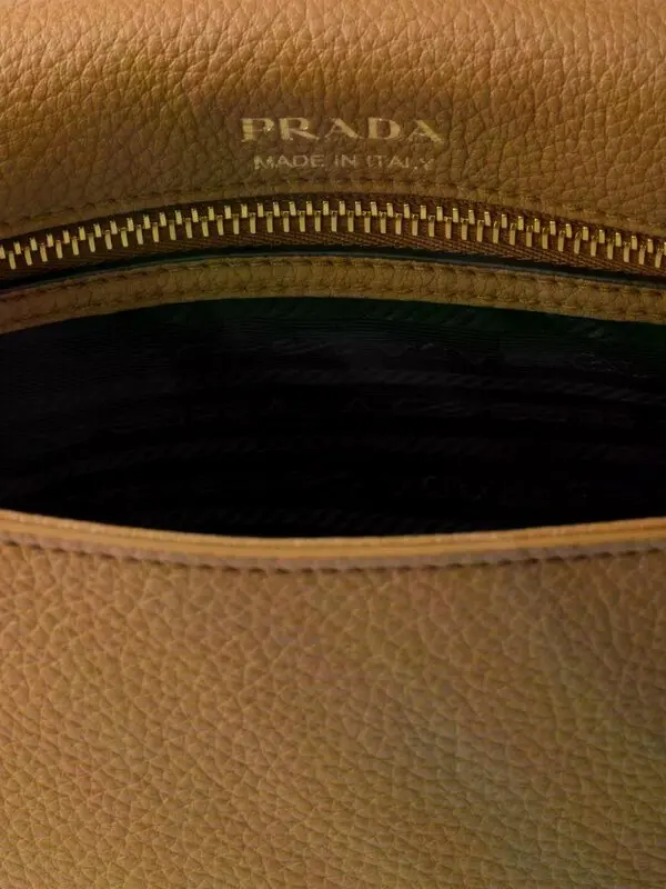 Prada Leather Shoulder Bag - Brown