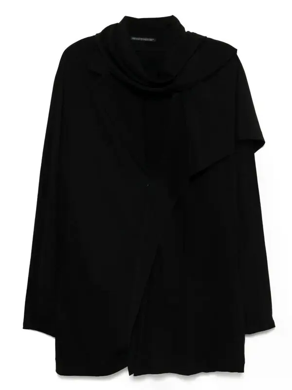 Yohji Yamamoto Scarf-collar Blazer