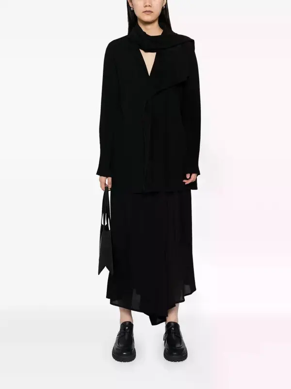 Yohji Yamamoto Scarf-collar Blazer