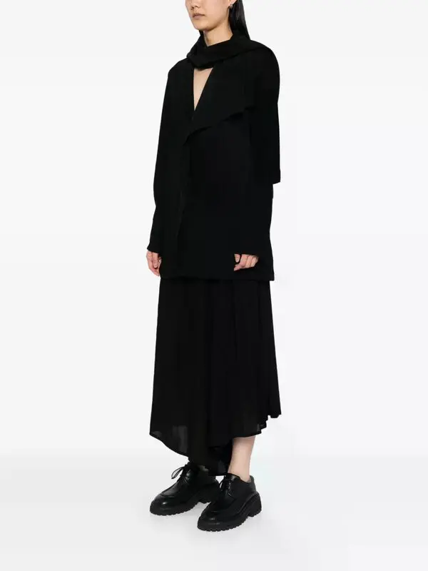 Yohji Yamamoto Scarf-collar Blazer