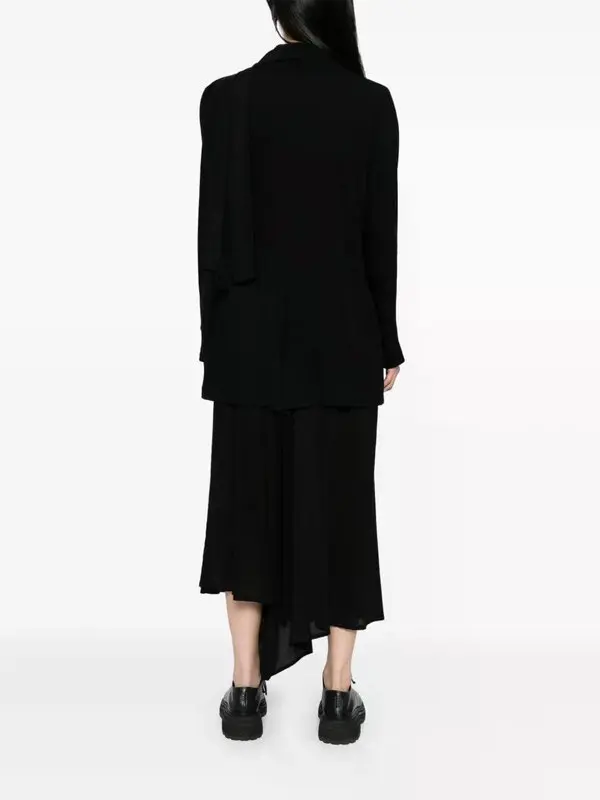 Yohji Yamamoto Scarf-collar Blazer