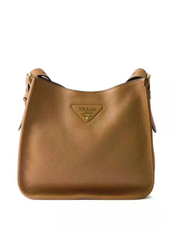 Prada Leather Shoulder Bag - Brown