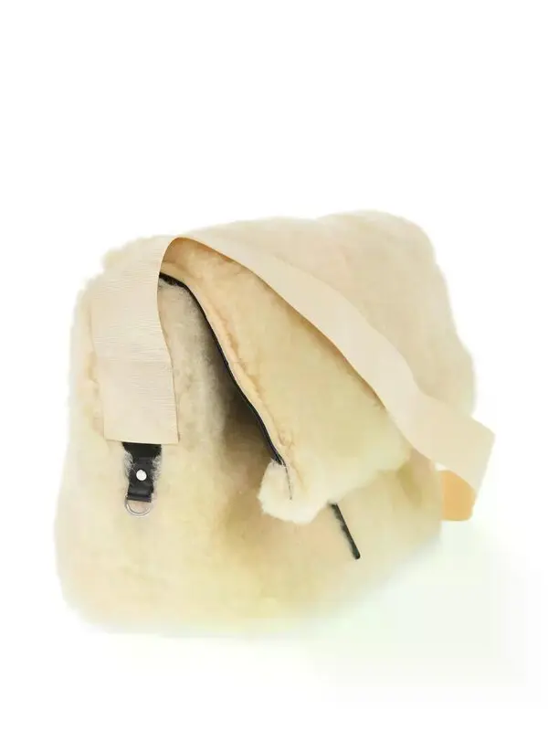 JIL SANDER Shearling Crossbody Bag