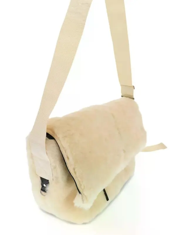 JIL SANDER Shearling Crossbody Bag