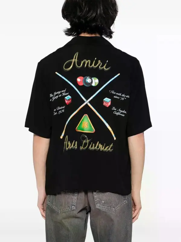 Amiri Pool Cue Bowling Shirt