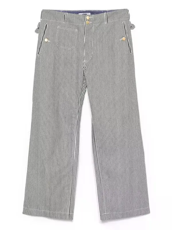 Junya Watanabe Striped Trousers - White
