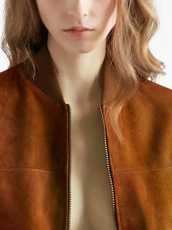 Prada Suede Blouson Jacket