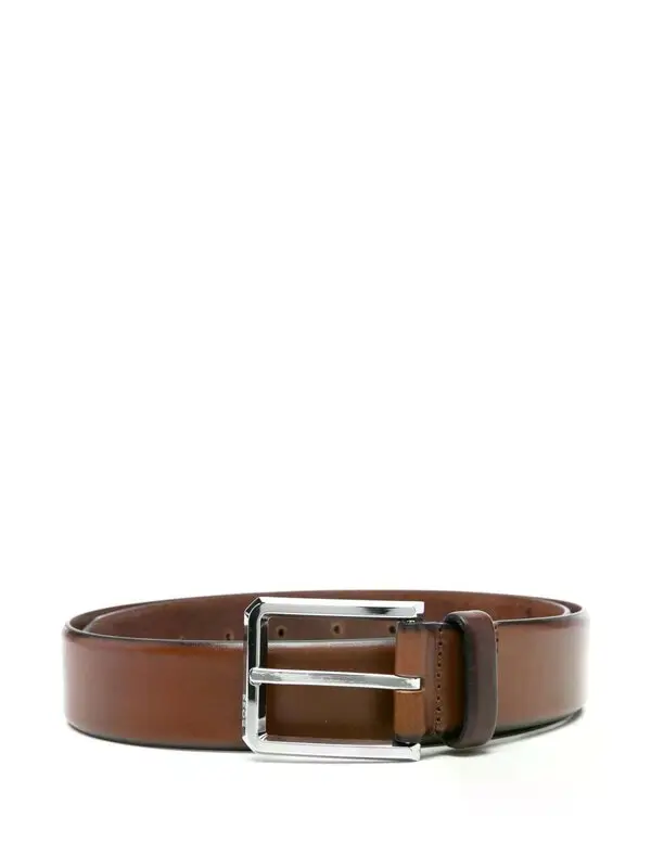BOSS Branded-buckle Belt - Brown