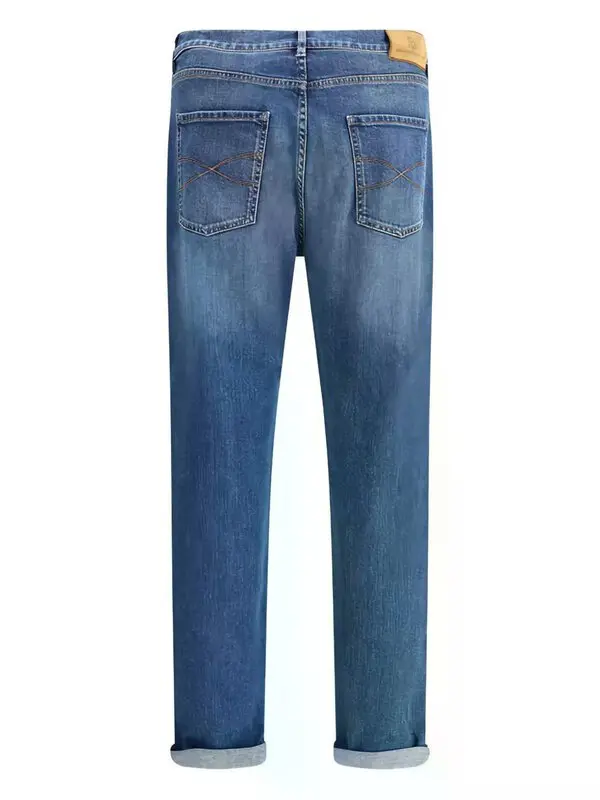 Brunello Cucinelli Cotton Straight Jeans