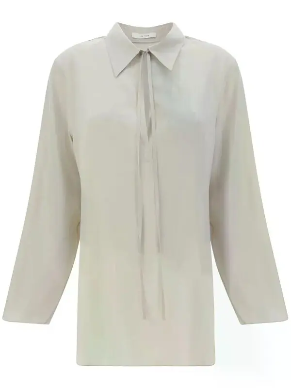 THE ROW Malon Silk Blouse