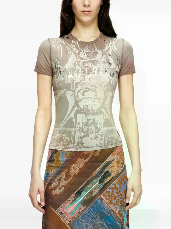 DIESEL® T-uncuties-long-r6 T-shirt