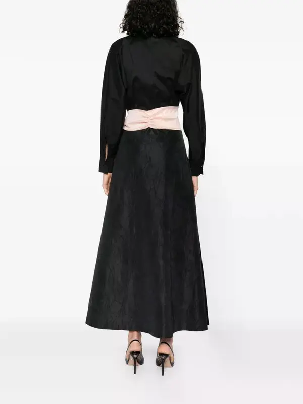 Bernadette Clarence Midi Dress - Black