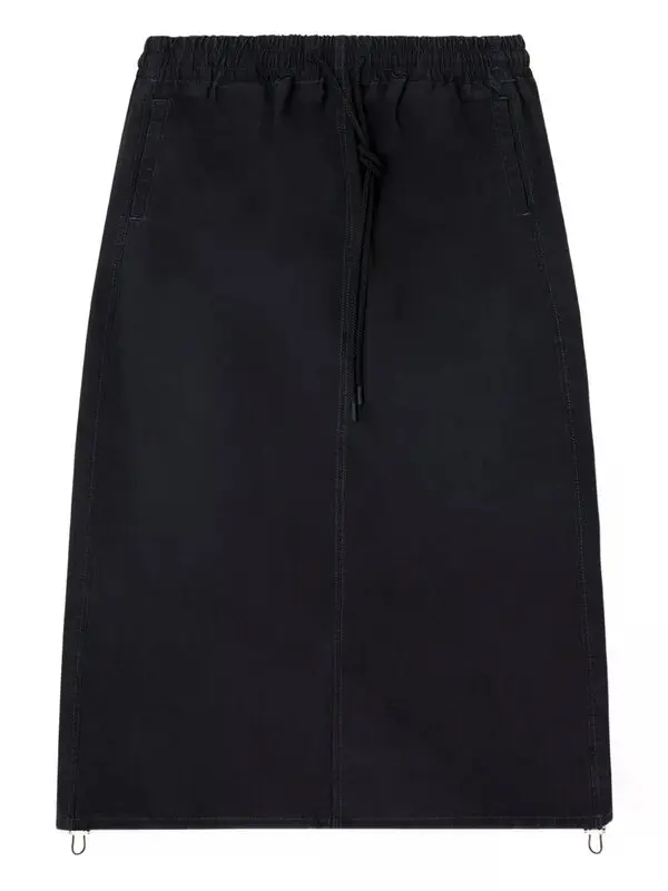 DIESEL® Drawstring Midi Skirt