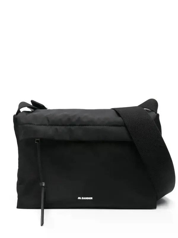 JIL SANDER Soft Messenger Bag - Black