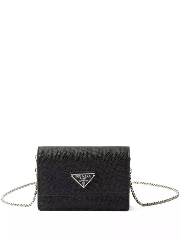 Prada Saffiano Leather Mini Bag - Black