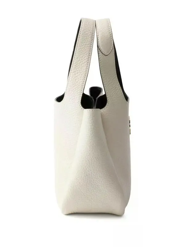 Prada Mini Leather Tote - White