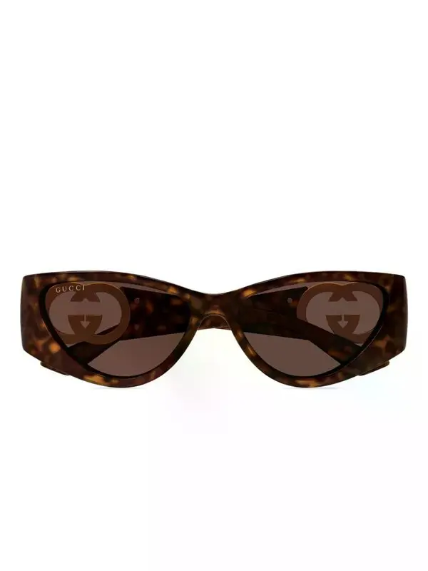 Gucci Cat-eye Frame Sunglasses - Brown