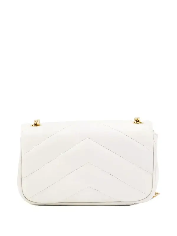 Saint Laurent Mini Lou Lou Crossbody Bag - Neutrals