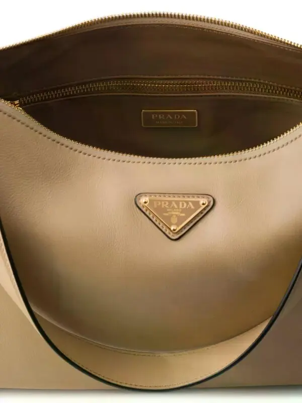 Prada Large Aimée Shoulder Bag - Neutrals