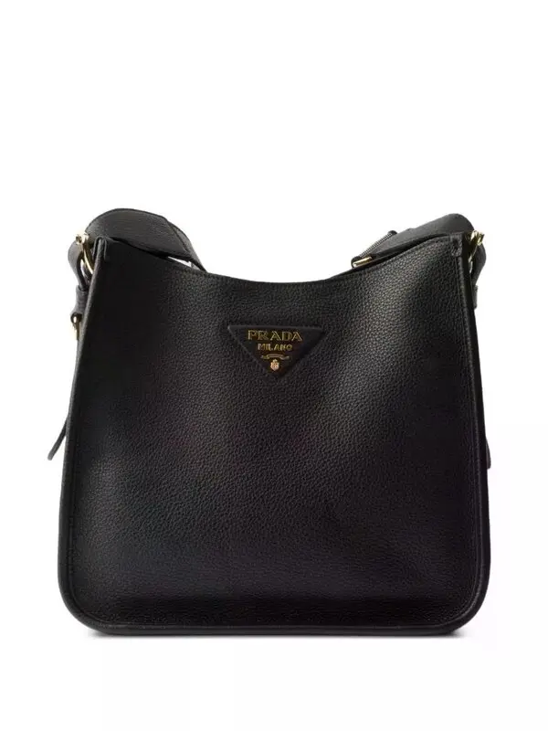 Prada Leather Shoulder Bag - Black