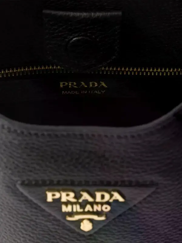 Prada Leather Shoulder Bag - Black