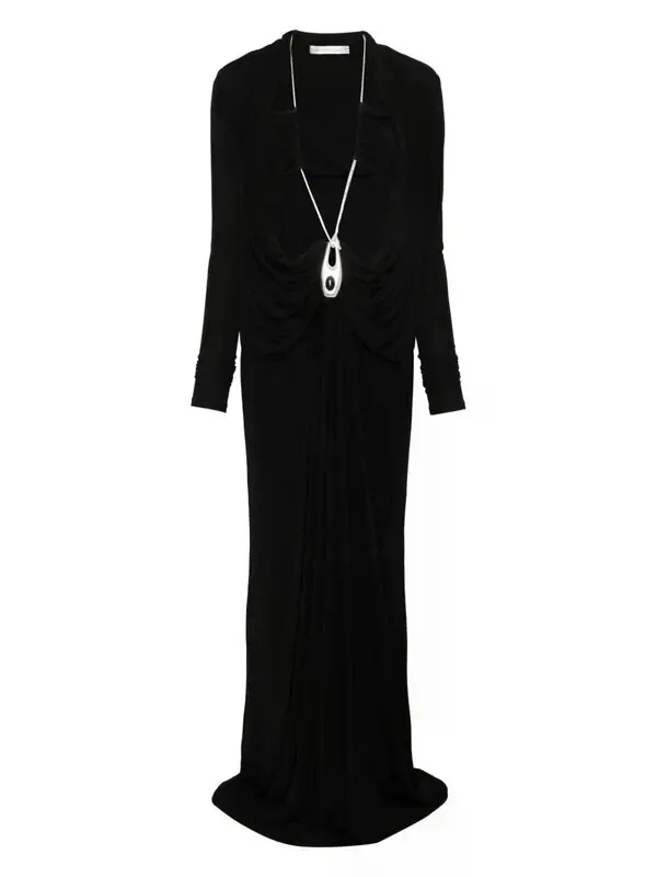 Christopher Esber Draped Jersey Maxi Dress