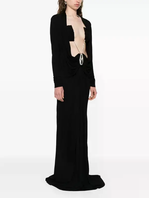 Christopher Esber Draped Jersey Maxi Dress