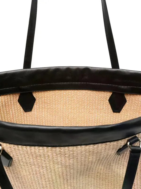 JIMMY CHOO Large Drawstring Tote Bag