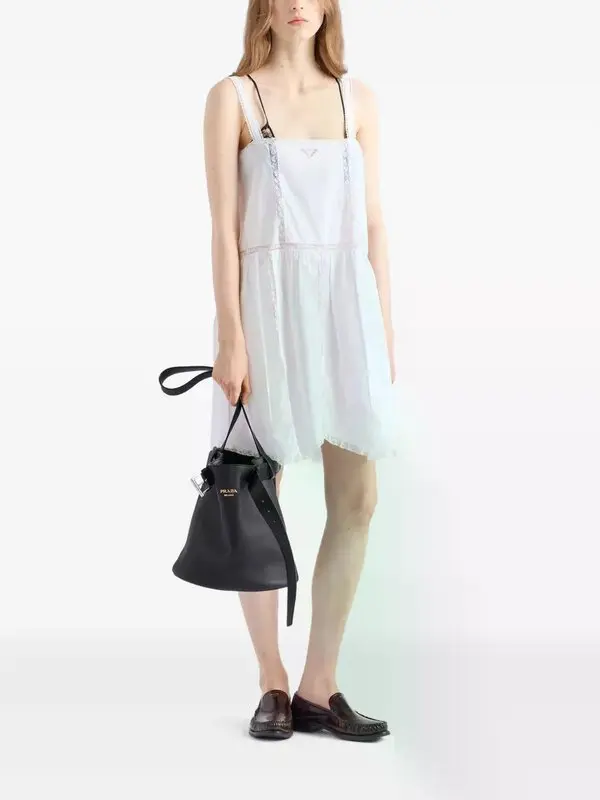 Prada Bucket Bag With Buckle Fastening
