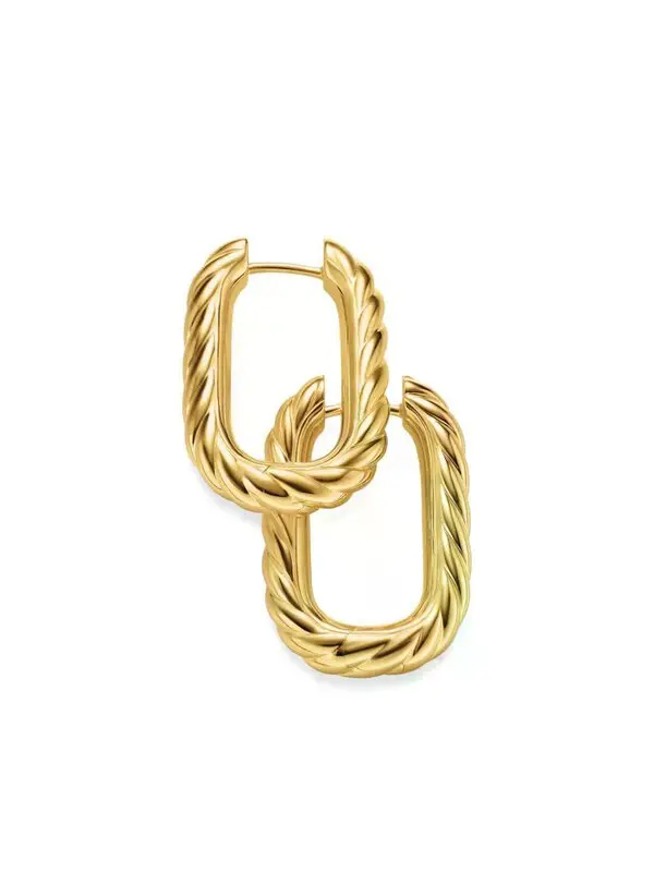 David Yurman 18k Yellow Madison® Hoop Earrings