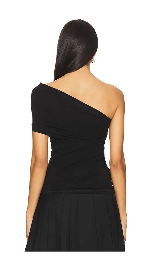 Helmut Lang Asymmetric Protect Top - Black