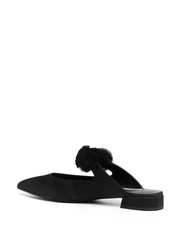 Karl Lagerfeld Kerrie Floral-appliqué Mules
