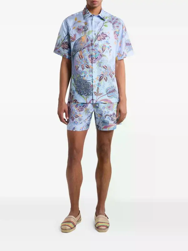Etro Floral-print Swim Shorts
