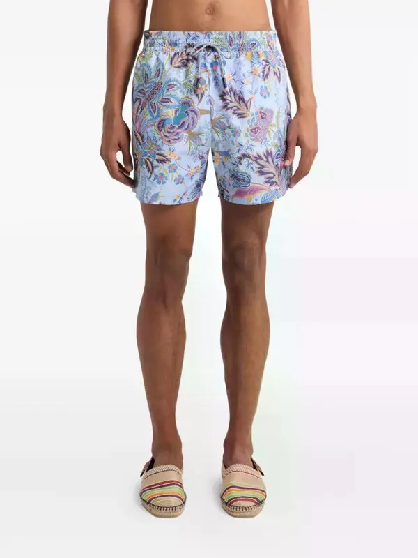 Etro Floral-print Swim Shorts