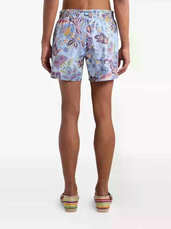Etro Floral-print Swim Shorts