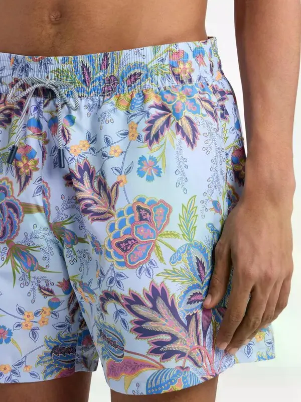 Etro Floral-print Swim Shorts