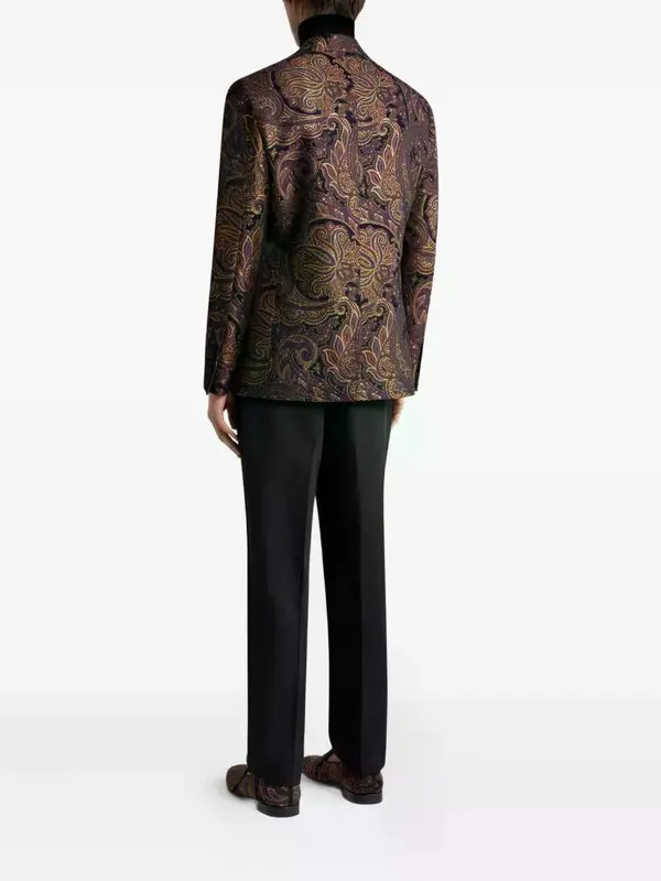 Etro Single-breasted Blazer - Gold