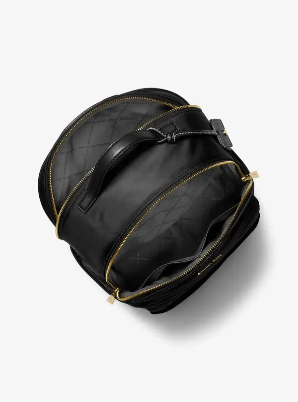 Michael Kors Large Nylon Backpack - Black