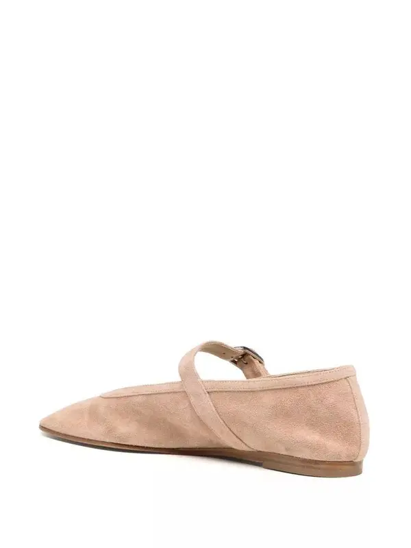 Le Monde Beryl Suede Mary Jane Ballerinas - Neutrals