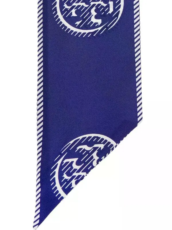 Tory Burch Printed Neck Scarf - Blue