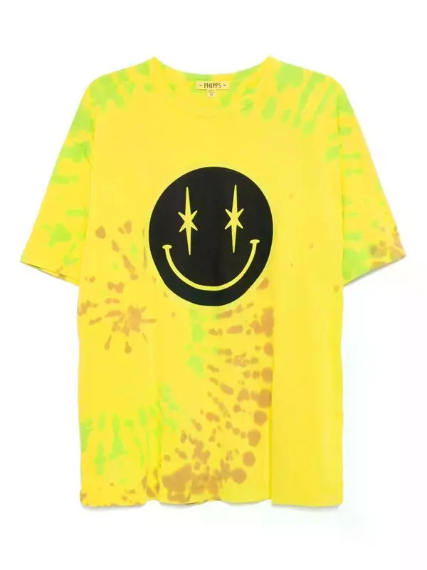 STAIN SHADE Tie-dye T-shirt