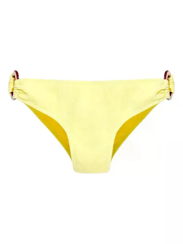 Melissa Odabash Ribbed Bikini Bottom - Yellow
