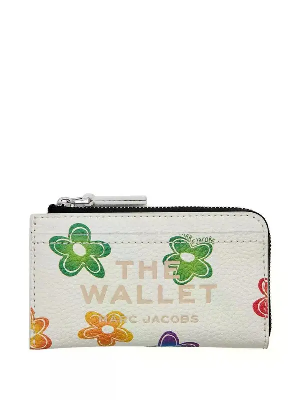 Marc Jacobs The Wild Daisy Top-zip Wallet - White