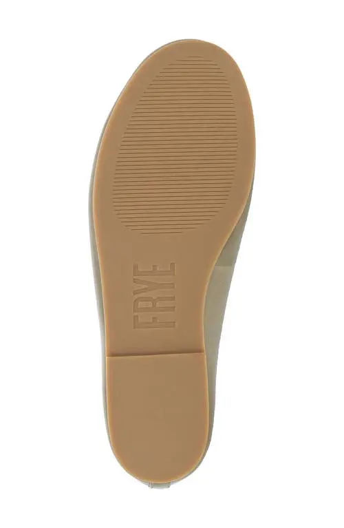 Frye Leather Ballet Flat - Eucalyptus