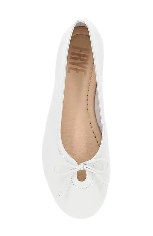 THE FRYE COMPANY Leather Ballet Flat