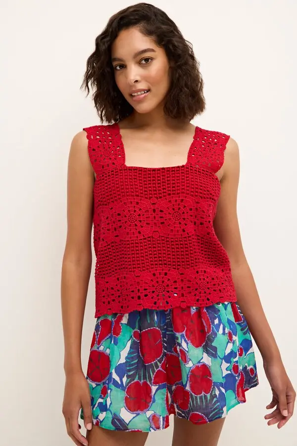 MARIE OLIVER Keeley Crochet Top